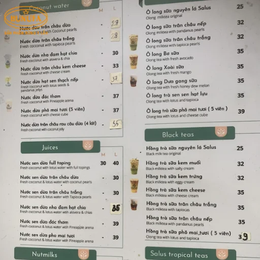 Cách thiết kế mẫu menu sinh tố, nước ép trái cây đẹp, ấn tượng