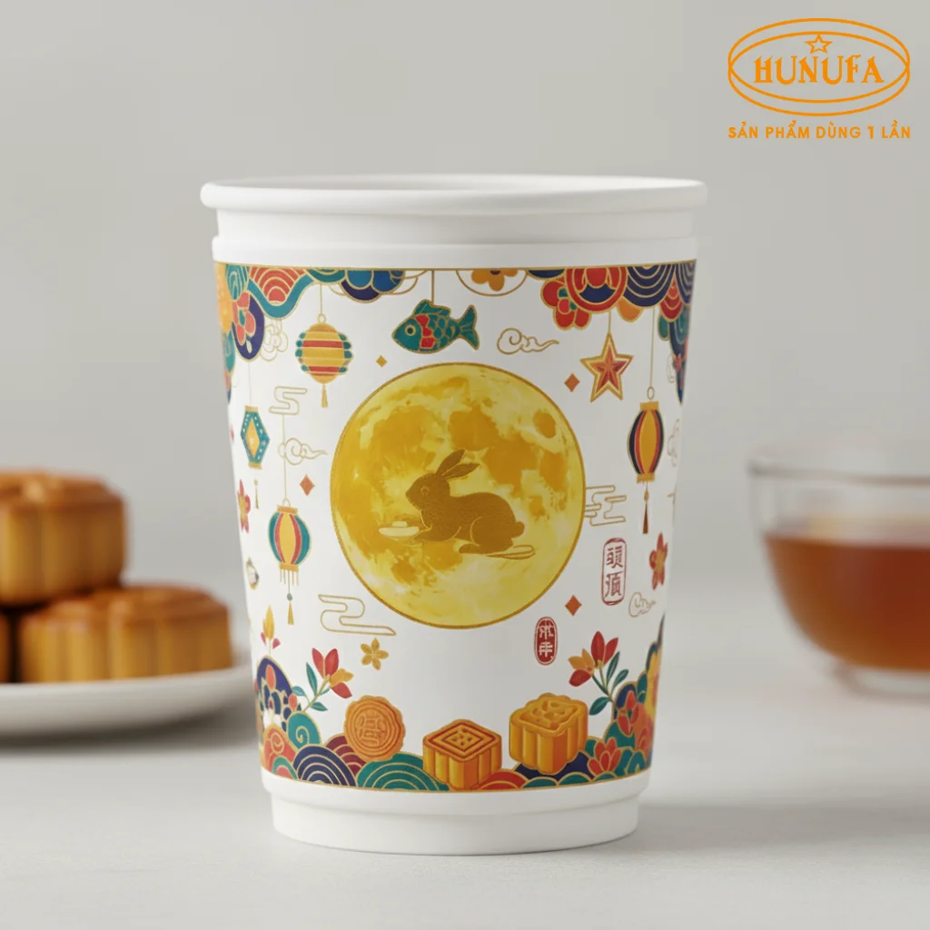 Tổng hợp các mẫu cover ly Trung Thu xinh xắn, hot trend