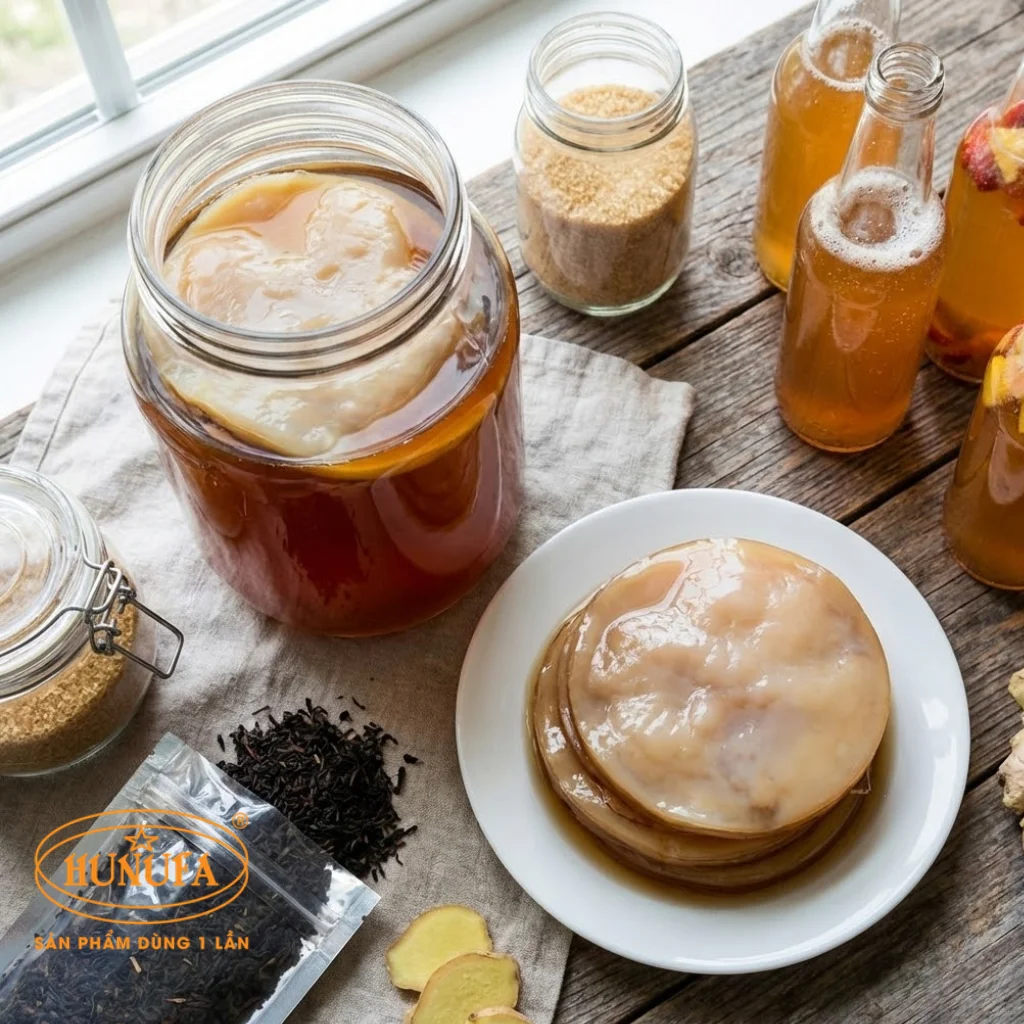 Cách làm Kombucha không cần scoby đơn giản, làm tại nhà